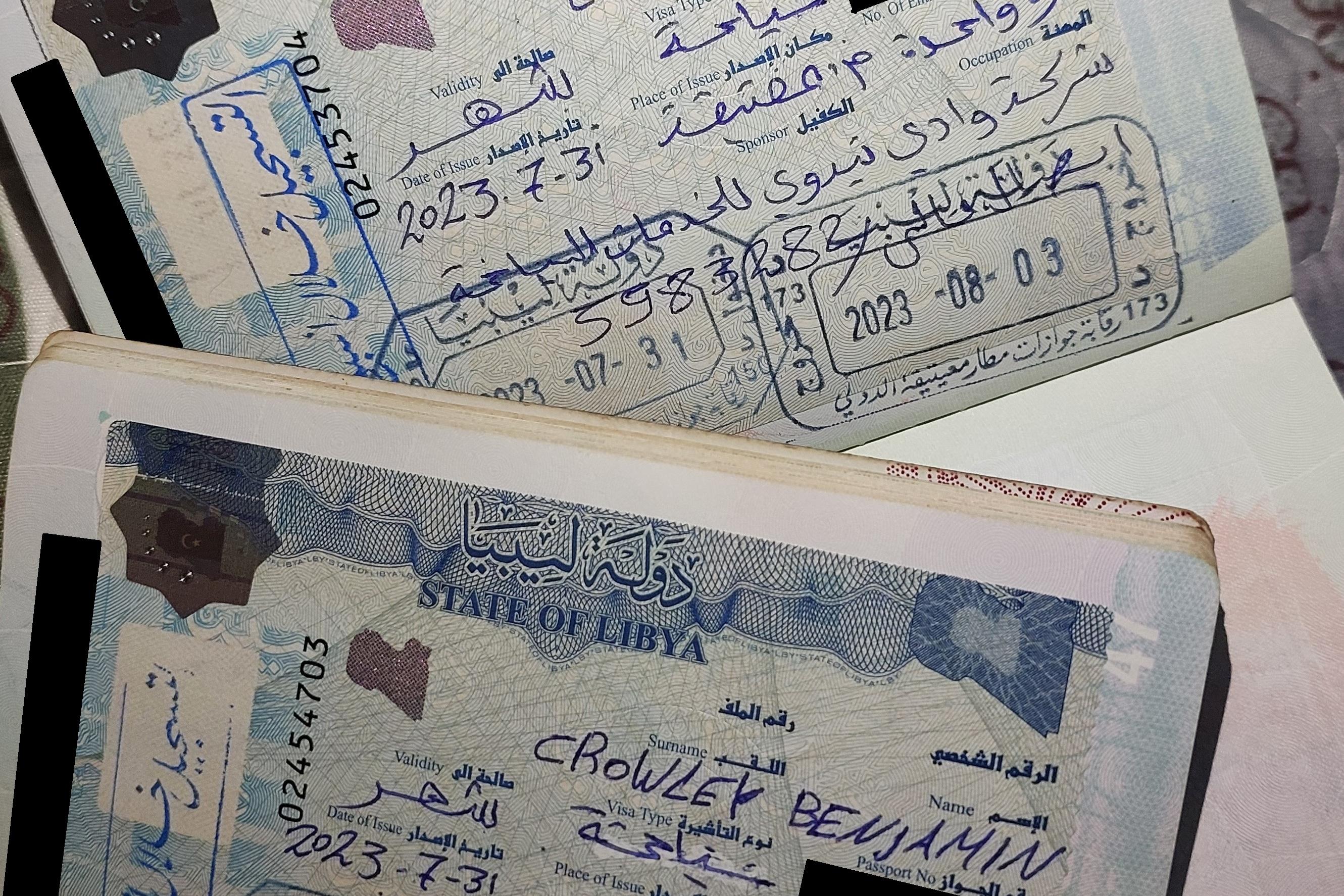 Getting a Visa | Libya | Saiga Tours