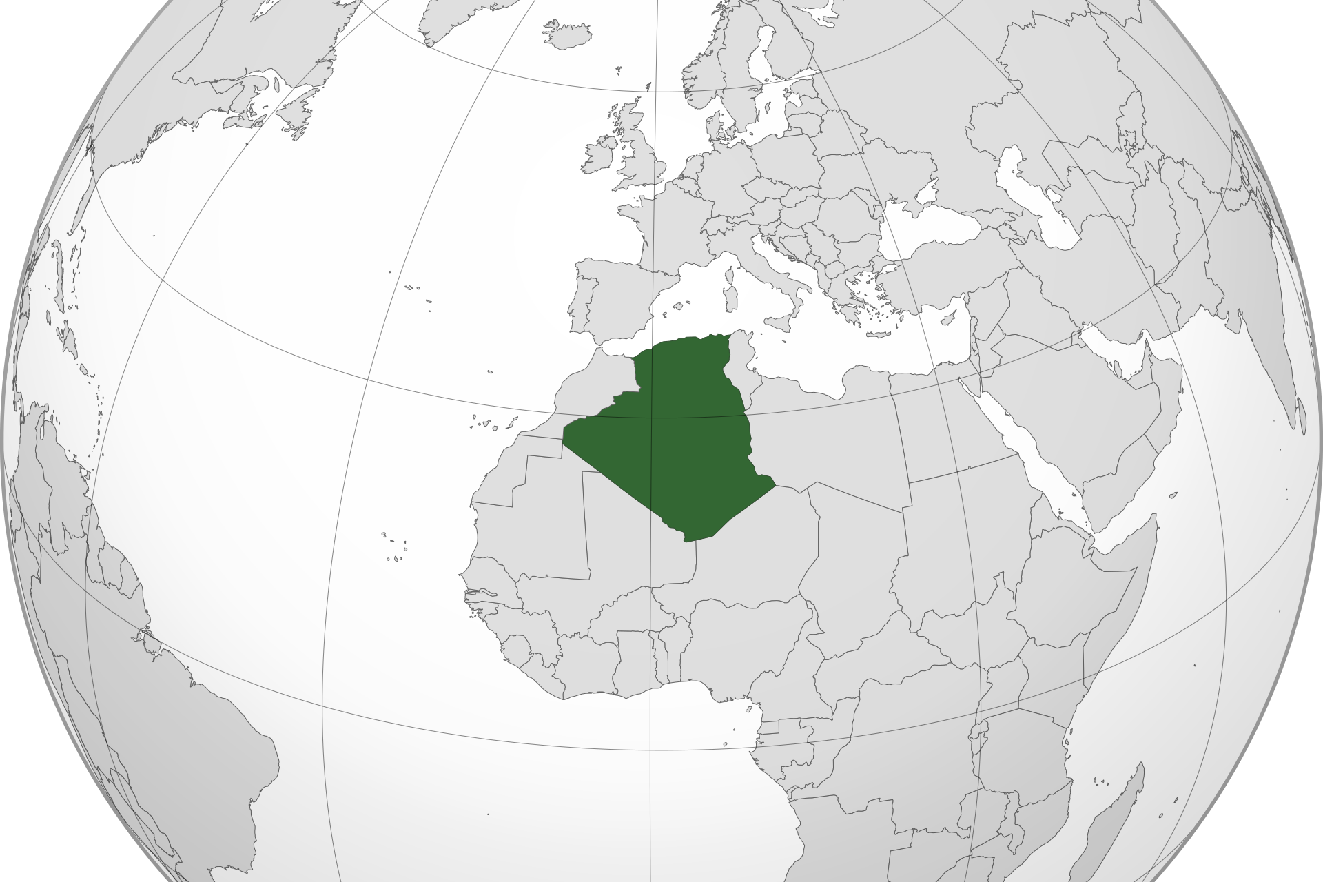 Algeria In Africa Map Algeria Confronts Europe And The West Over Gas